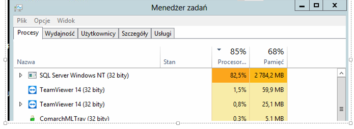Utrata połączenia z bazą SQL - Społeczność ERP