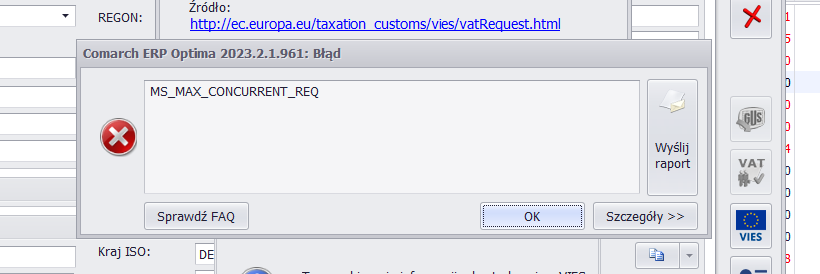 Błąd Ms Max Concurrent Req Społeczność Erp